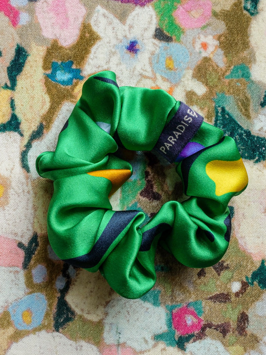 Grip Dali - Paradisefold Silk Hair Tie - Grip surrealist Dali scrunchie