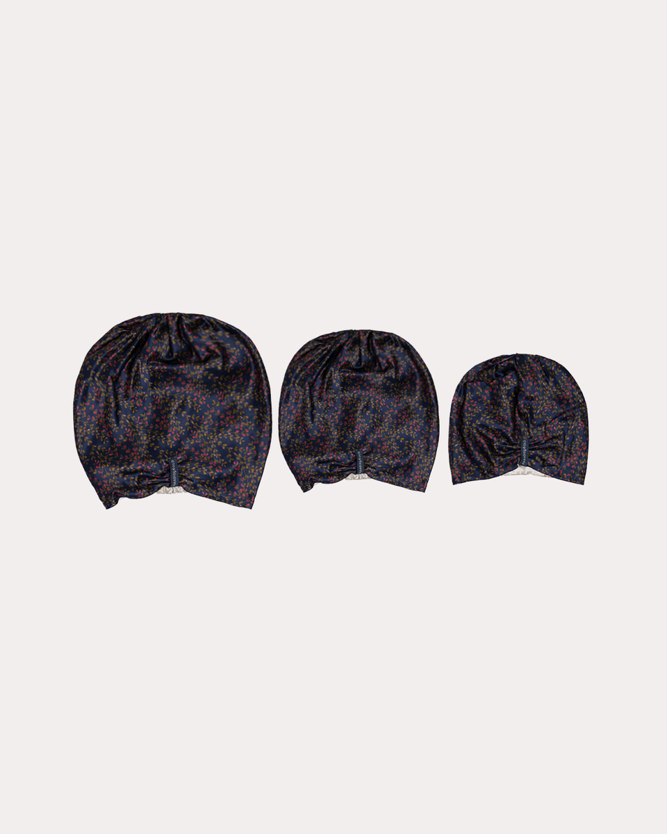 Regal Turban - Paradisefold Silk Hair Wrap - Regal gold and purple ...