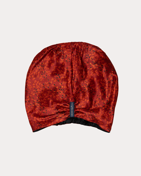 Tears Cloud - Red, black and gold silk tears mask