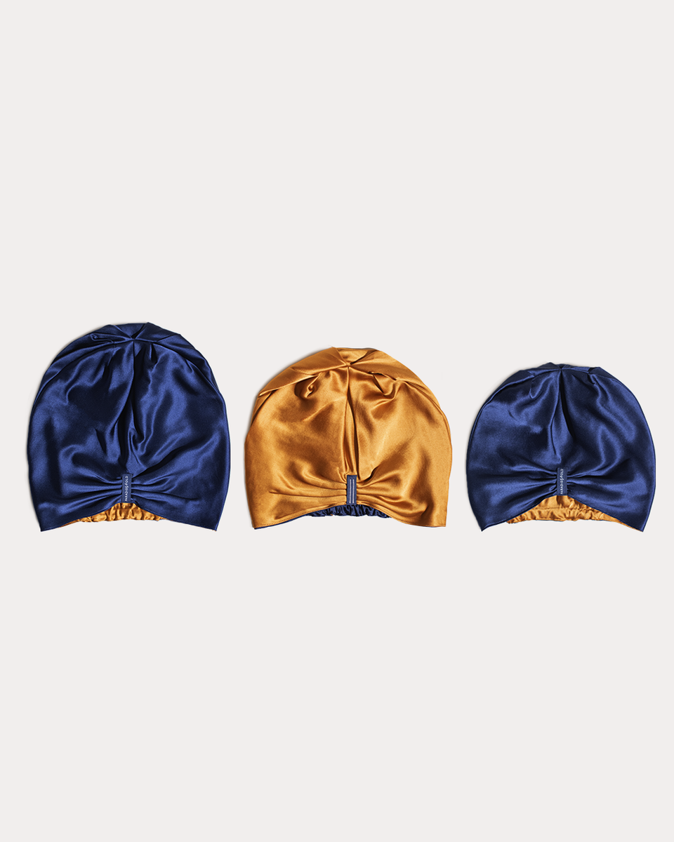 Pacific Turban - Paradisefold 100% Silk Hair Wrap Hair Accessory - Two ...