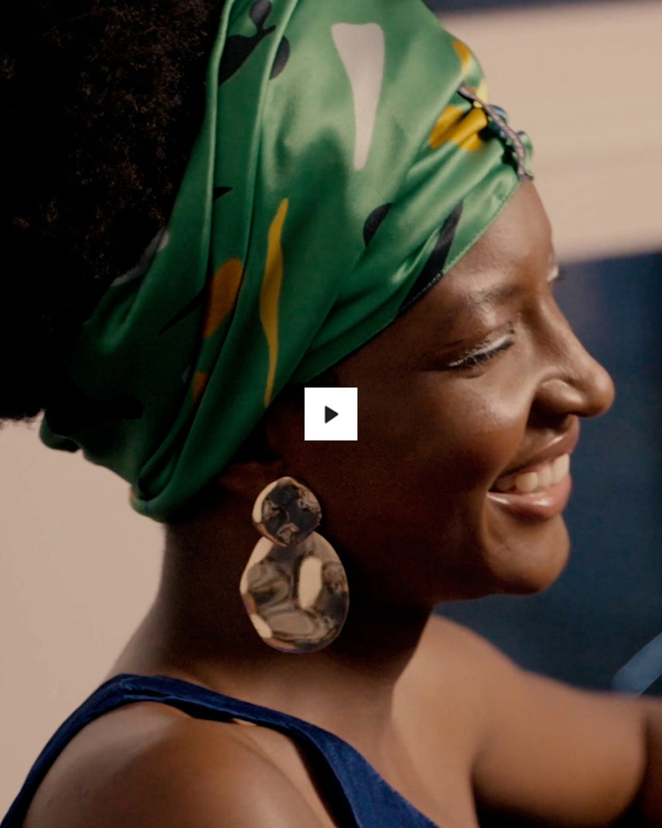 Dali Fold - Paradisefold 100% Silk Hair Wrap Hair Accessory ...